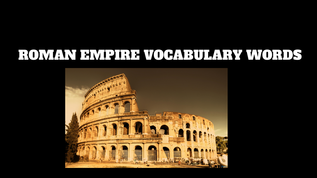 Roman Empire vocabulary words.pptx at emaze Presentation