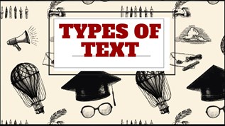 TYPES OF TEXT at emaze E-Card