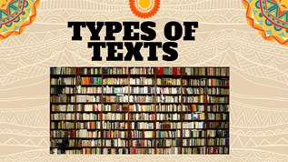 TYPES OF TEXTS at emaze E-Card