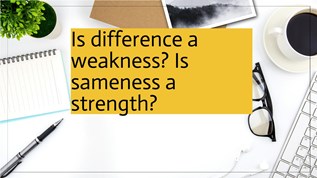 Differences is a good thing at emaze Presentation