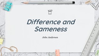 Difference and Sameness at emaze Presentation