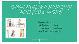 Reaprendizaje motor (Carr & Shepherd) at emaze Presentation