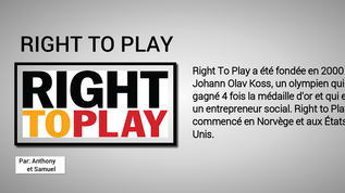 Right To Play at emaze Presentation