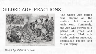 APUSH Gilded Age Reactions at emaze Presentation