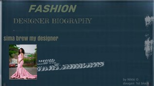 designer biography at emaze Presentation