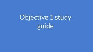 Obj 1 study guide at emaze Presentation