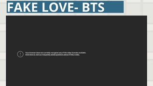 Fake Love- BTS at emaze Presentation