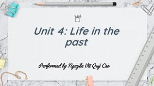 Unit 4: Life in the past at emaze Presentation