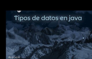 Tipos de edatos en java at emaze Presentation