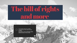 The bill of rights at emaze Presentation