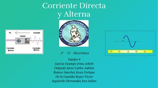 Corriente alterna y corriente directa at emaze Presentation