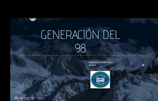 GENERACIÓN DEL 98 on emaze