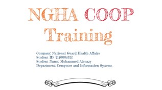 NGHA COOP Training at emaze Presentation