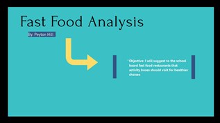 Fast Food Analysis at emaze Presentation