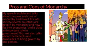 Pros and Cons of Monarchy at emaze Presentation