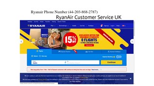 Ryanair customer service by UK number (44-203-868-2787) at emaze ...