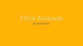 Elliot Aronson at emaze Presentation