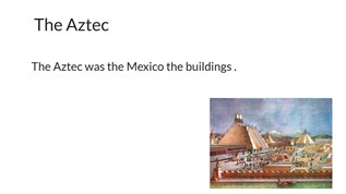 The Aztec at emaze Presentation
