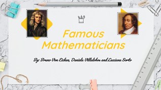 Isaac newton and Blaise Pascal at emaze Presentation