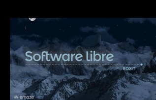 Software libre at emaze Presentation