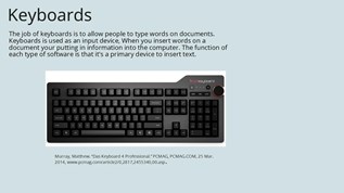 Keyboards at emaze Presentation