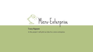 My Micro-Enterprise at emaze Presentation