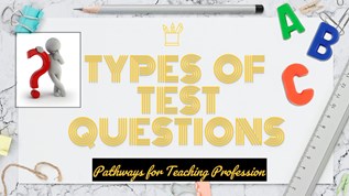 TYPES OF TEST QUESTIONS at emaze Presentation