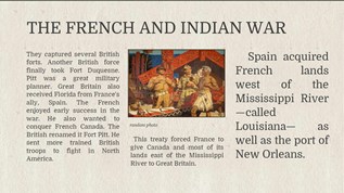 the french and indian war at emaze Presentation