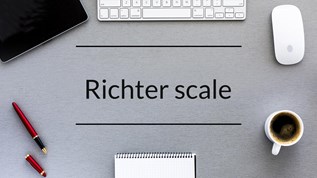 Richter scale at emaze Presentation