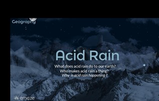 Geography Acid Rain at emaze Presentation