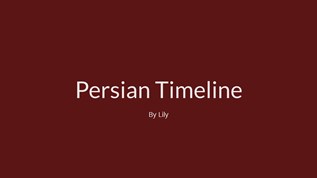 The Persian Timeline at emaze Presentation
