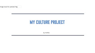 my culture project at emaze Presentation