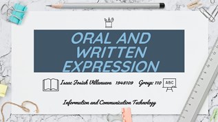 ORAL AND WRITTEN EXPRESSION at emaze Presentation