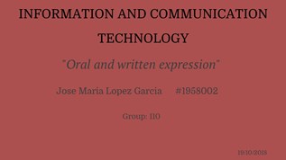 Oral and written expressions at emaze Presentation