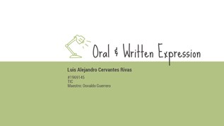 Oral & Written Expression at emaze Presentation