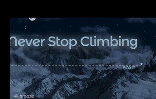 Never Stop Climbing at emaze Presentation