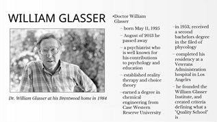 William Glasser at emaze Presentation