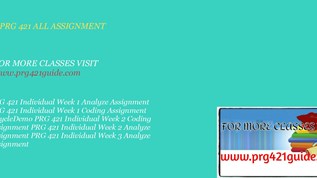 PRG 421 GUIDE Education for Service--prg421guide.com at emaze Presentation