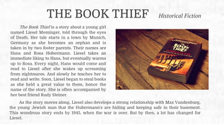 The Book Thief at emaze Presentation