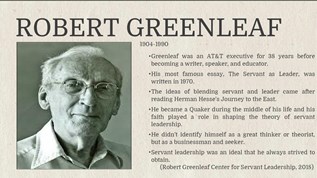 Robert Greenleaf at emaze Presentation