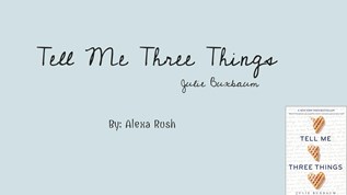 Tell Me Three Things at emaze Presentation