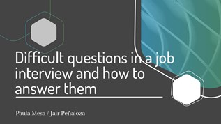 Difficult questions in an interview at emaze Presentation