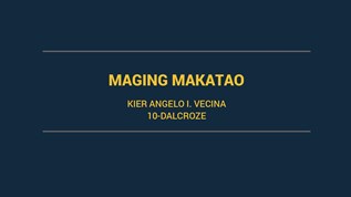MAGING MAKATAO at emaze Presentation