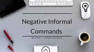 Negative Informal Commands at emaze Presentation