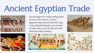 Ancient Egyptian Trade at emaze Presentation