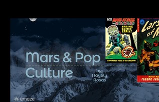 Mars & Pop Culture at emaze Presentation