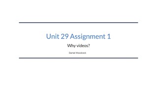 Unit 29 Assignment 1 at emaze Presentation