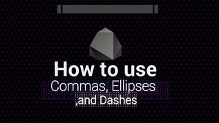 How to use Commas, Ellipses, and Dashes at emaze Presentation