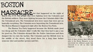 Boston Massacre at emaze Presentation