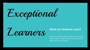 Exceptional Learners at emaze Presentation